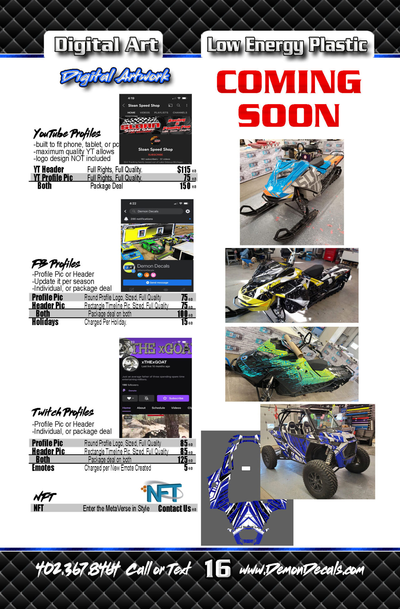 Catalog | Demon Decals