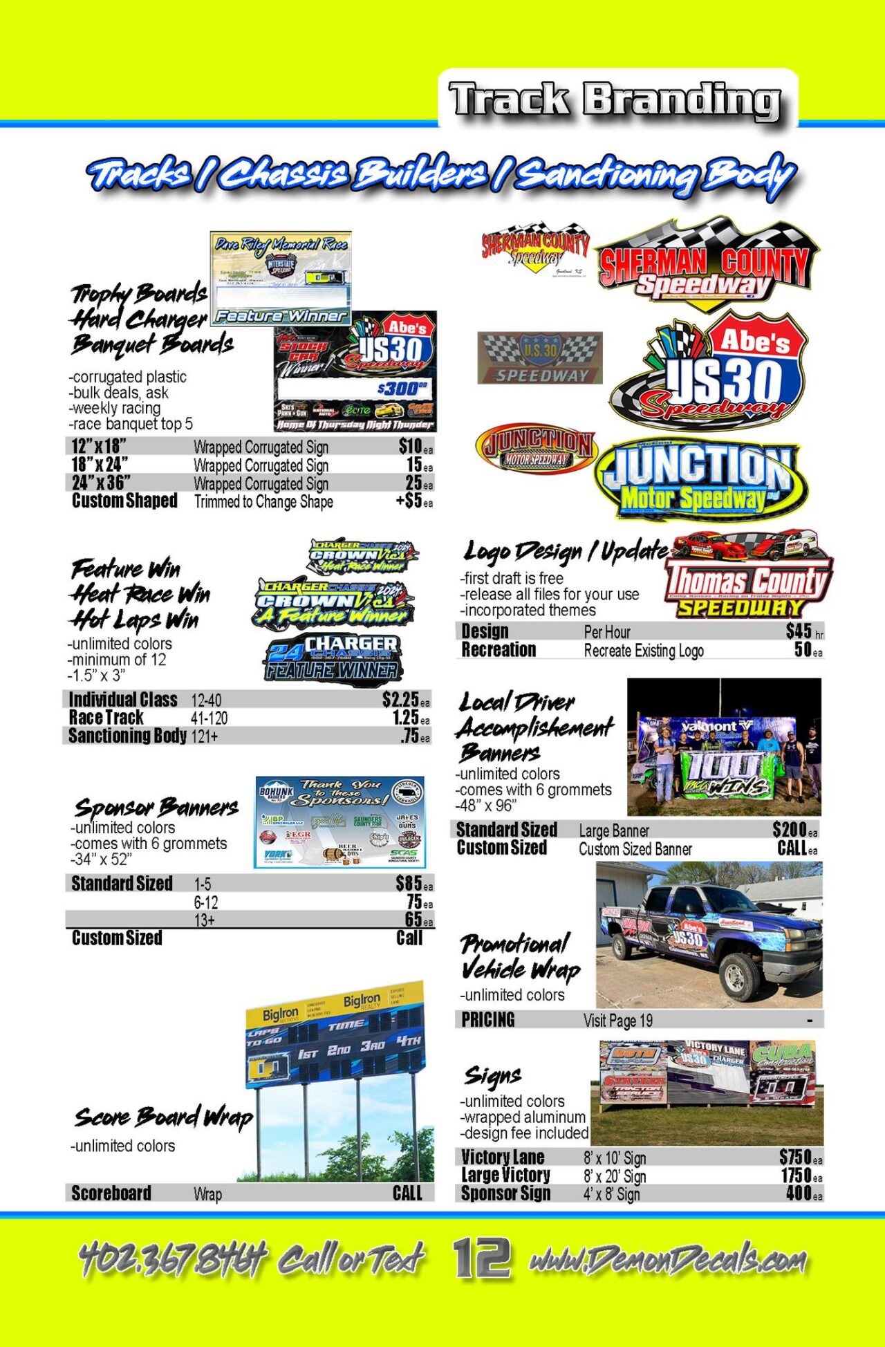 Catalog | Demon Decals