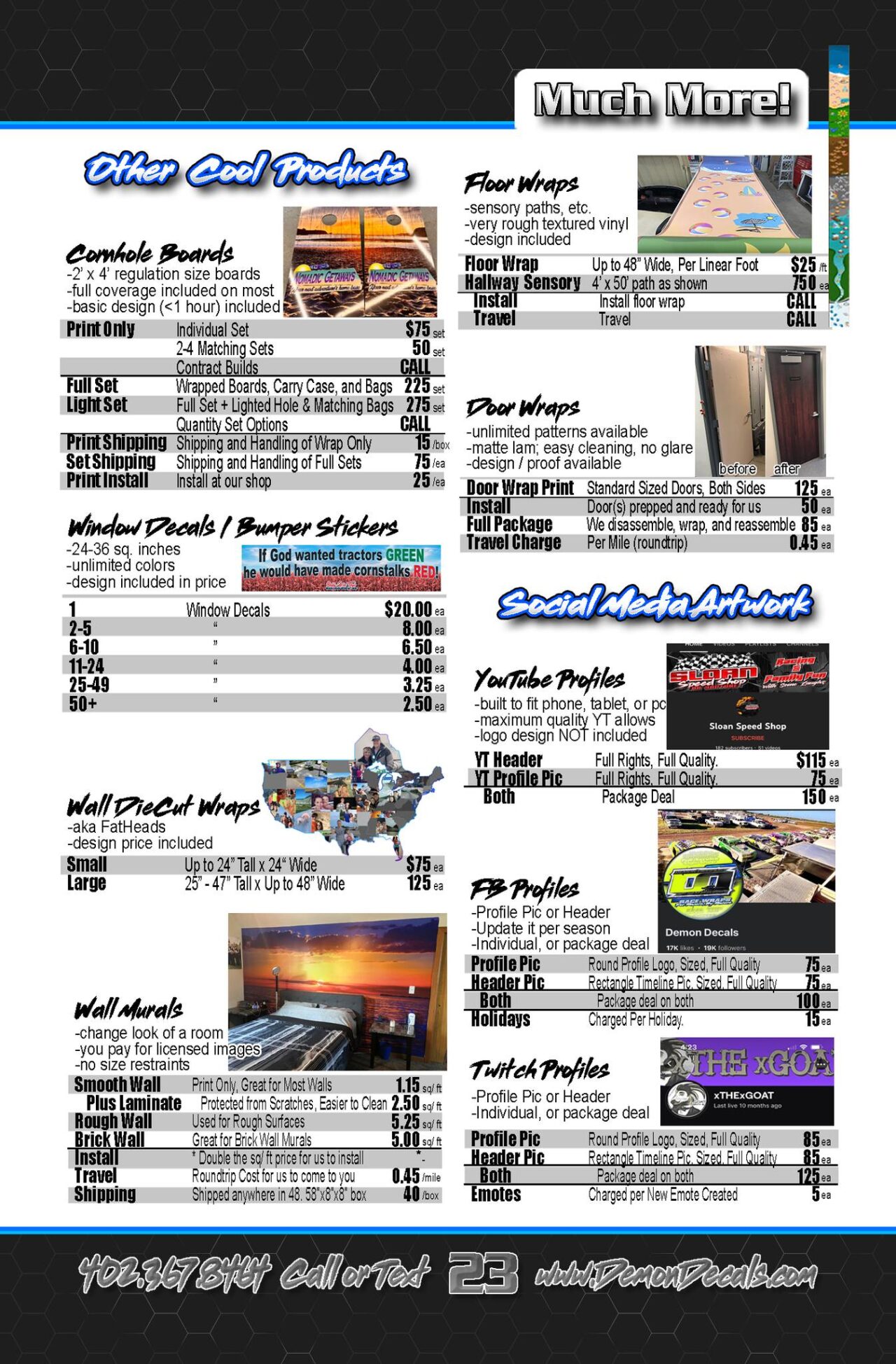 Catalog | Demon Decals