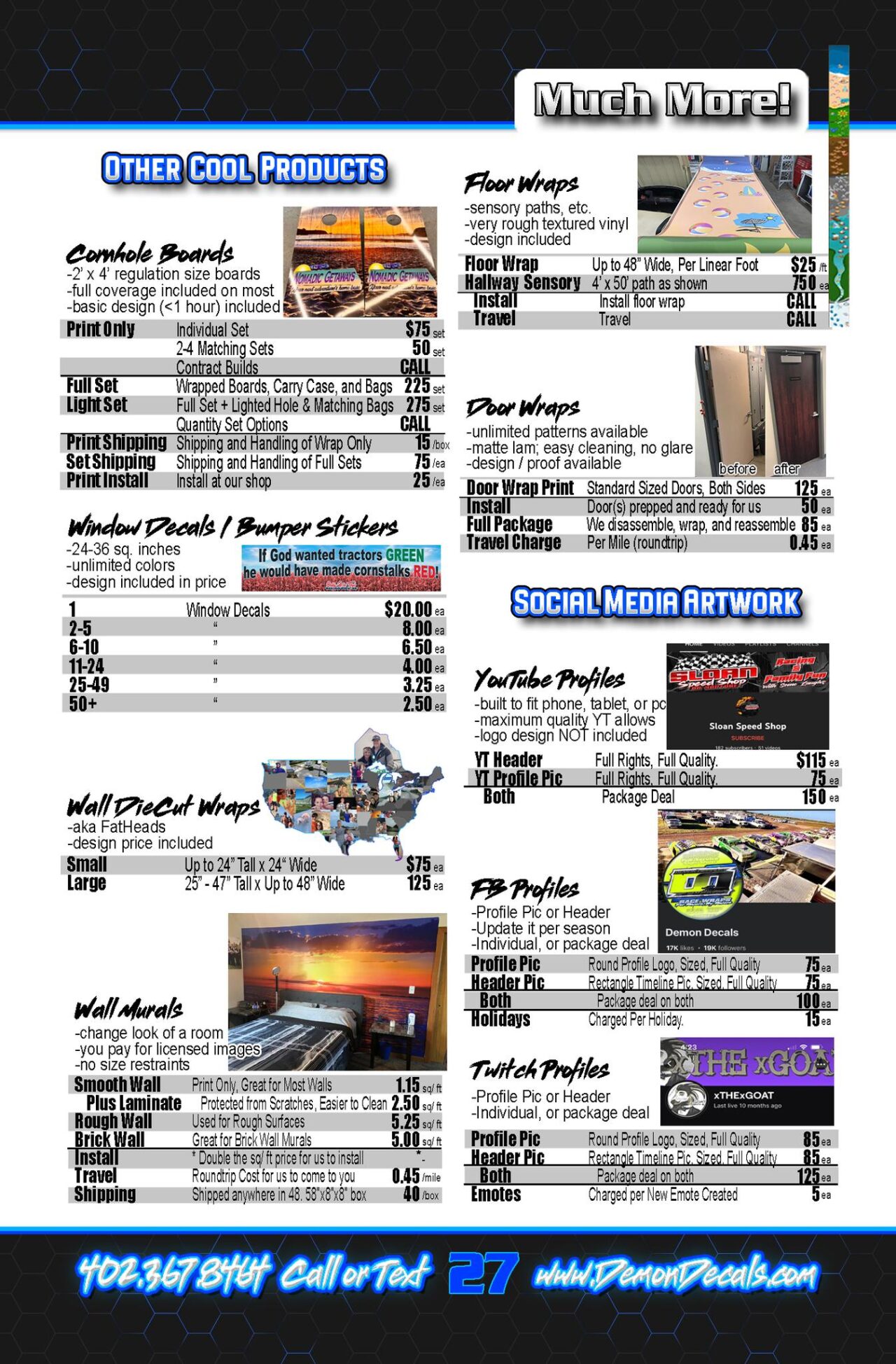 Catalog | Demon Decals